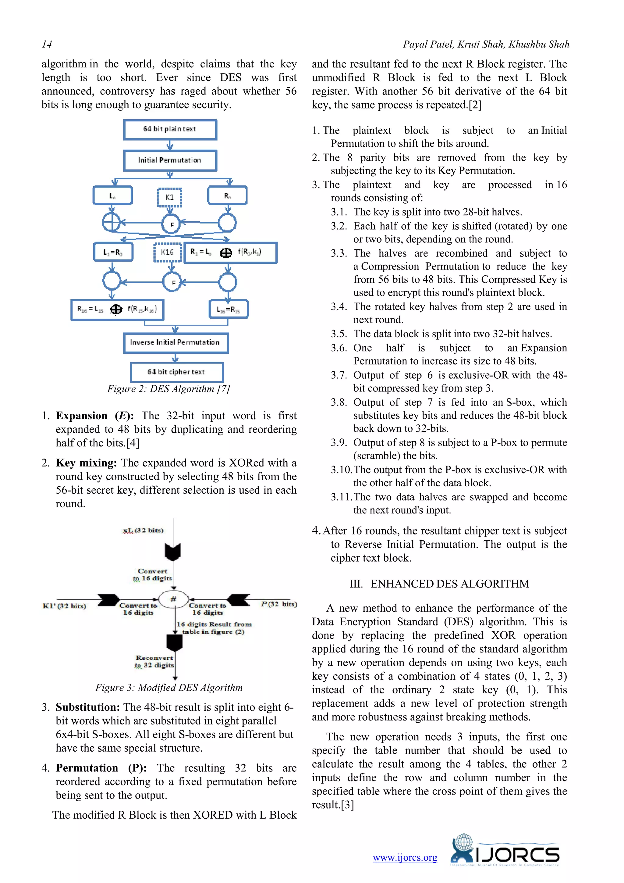 Enhancement of DES Algorithm with Multi State Logic | PDF