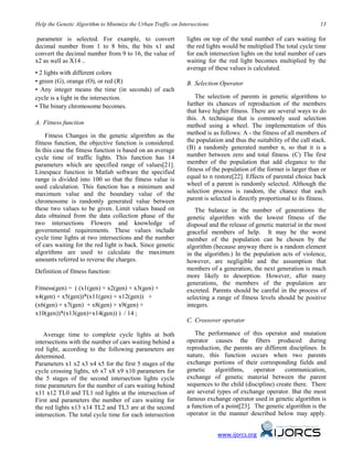 Help the Genetic Algorithm to Minimize the Urban Traffic on ...