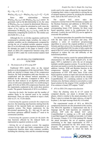 Algebraic Fault Attack on the SHA-256 Compression Function | PDF | Programming Languages | Computing