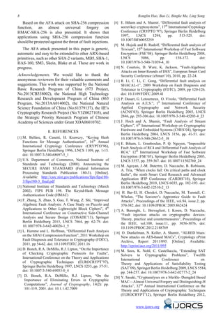 Algebraic Fault Attack on the SHA-256 Compression Function | PDF ...