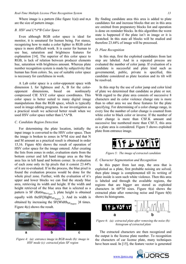 Real-Time Multiple License Plate Recognition System | PDF