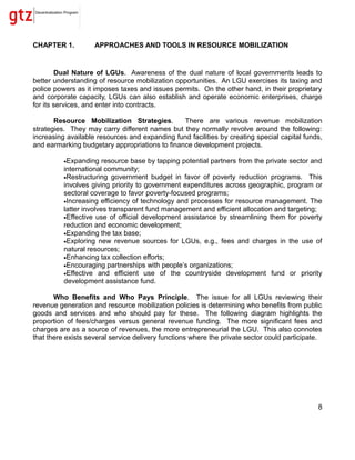 LGU Revenue & Resources Mobilisation Tools | PDF
