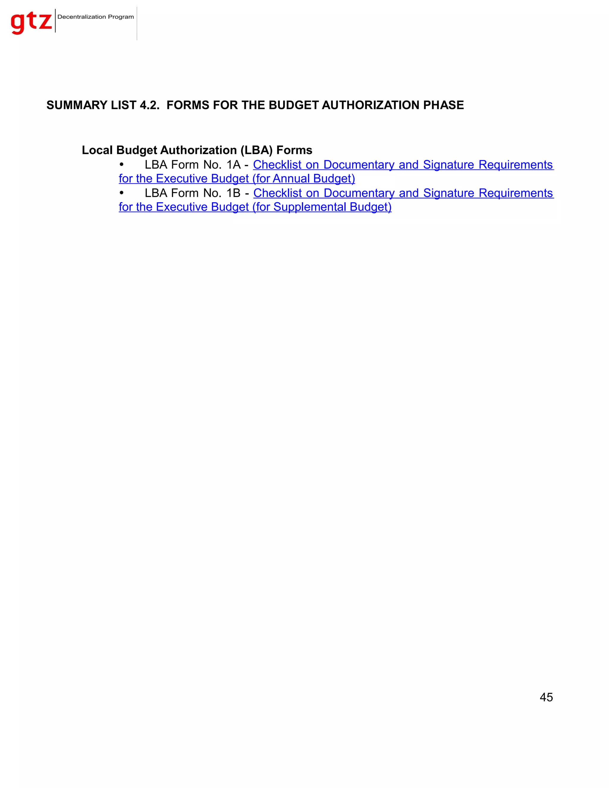 Vol5 LGU Budget And Expenditure Management Tools | PDF