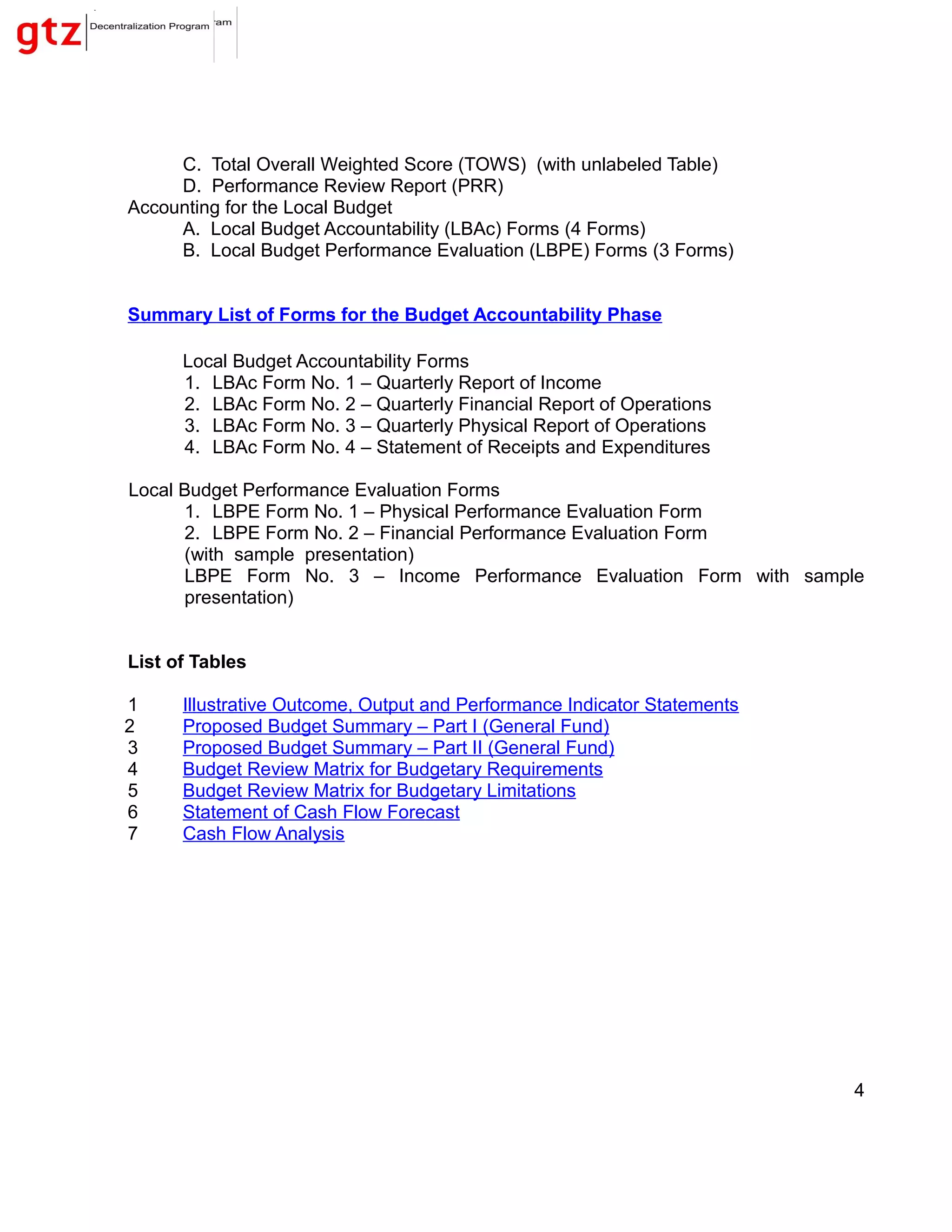 Vol5 LGU Budget And Expenditure Management Tools | PDF