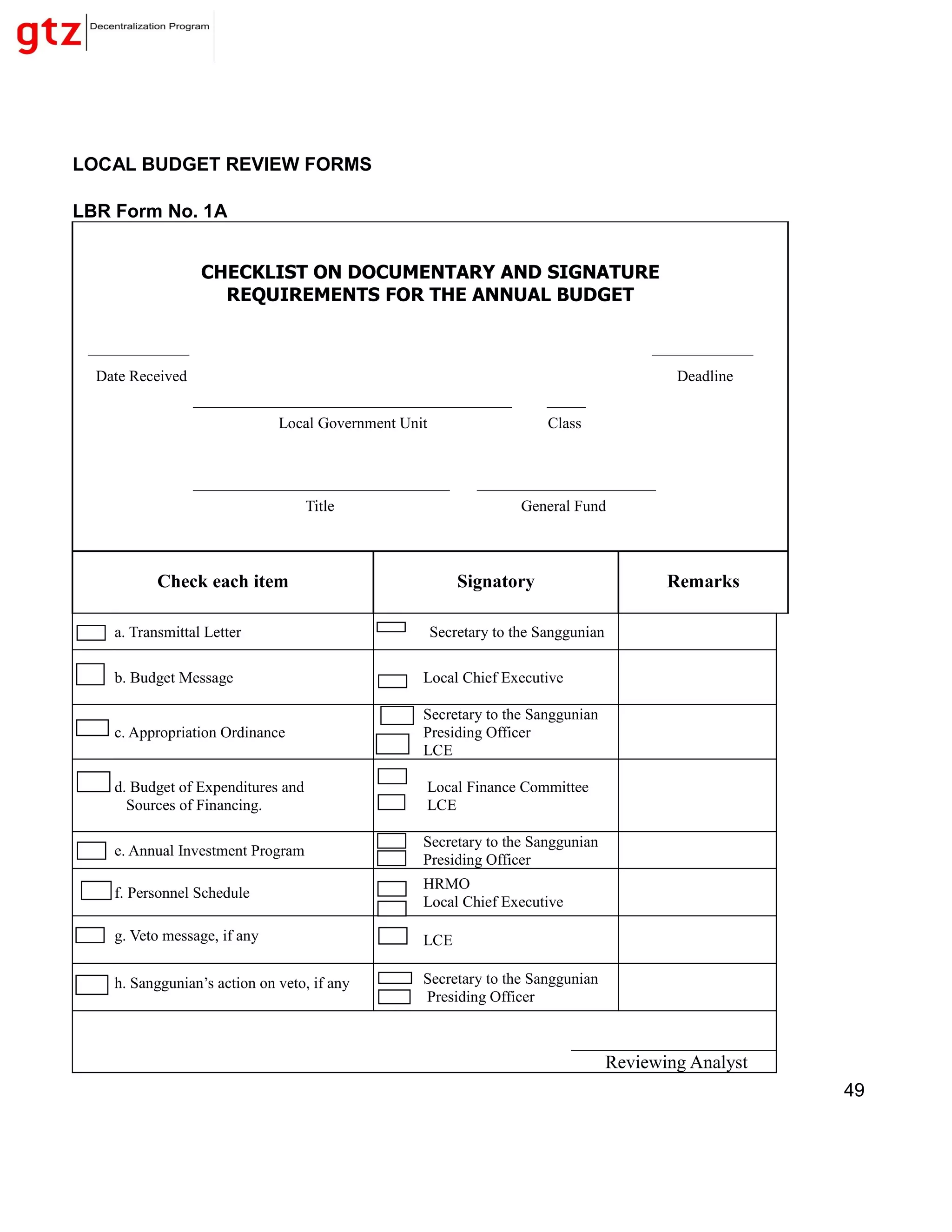 Vol5 LGU Budget And Expenditure Management Tools | PDF
