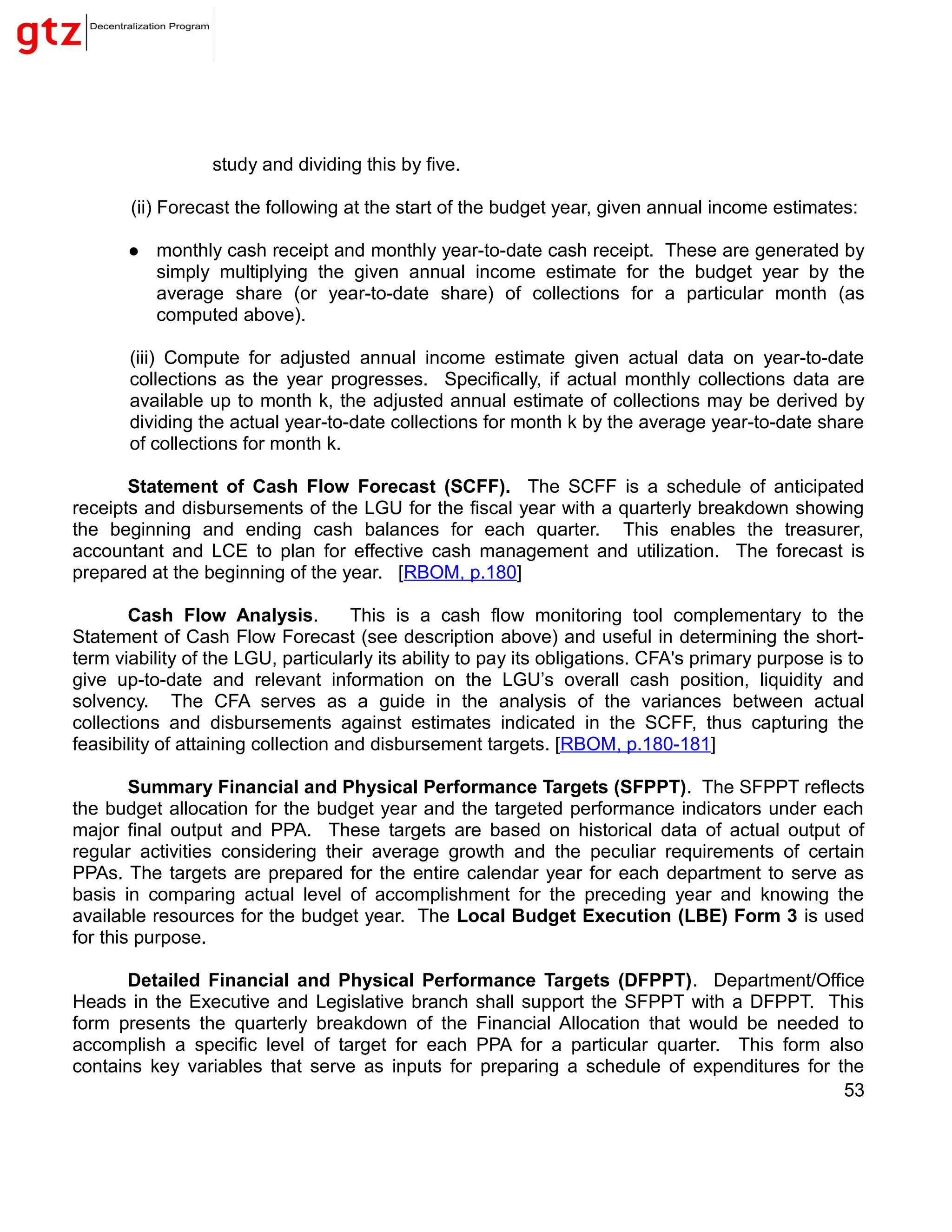 Vol5 LGU Budget And Expenditure Management Tools | PDF