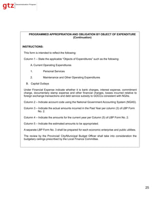 Vol5 LGU Budget And Expenditure Management Tools | PDF