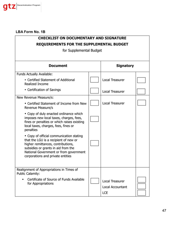 Vol5 LGU Budget And Expenditure Management Tools | PDF