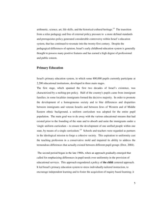 Volansky the israeli education system (english 22007) | PDF