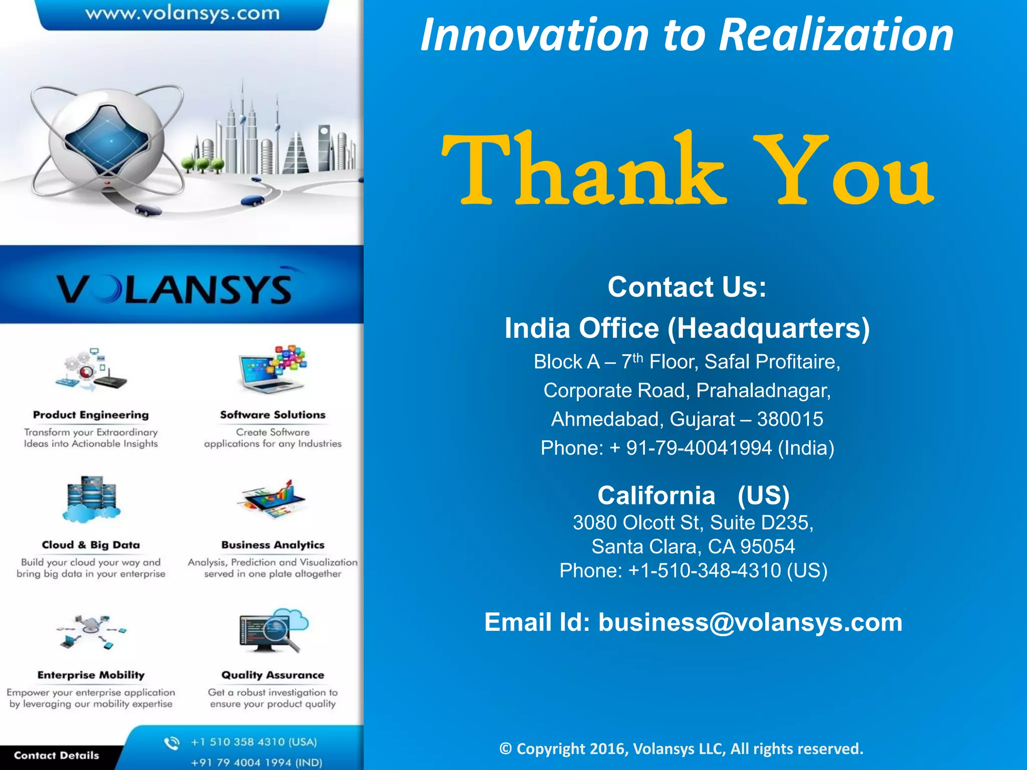 Introduction to Volansys Technologies | PPT