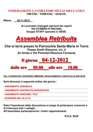 Volantino assemblea-milano-del-04-12-2012 | PPT