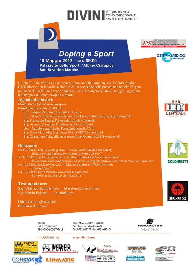 Volantino doping e_sport | PDF