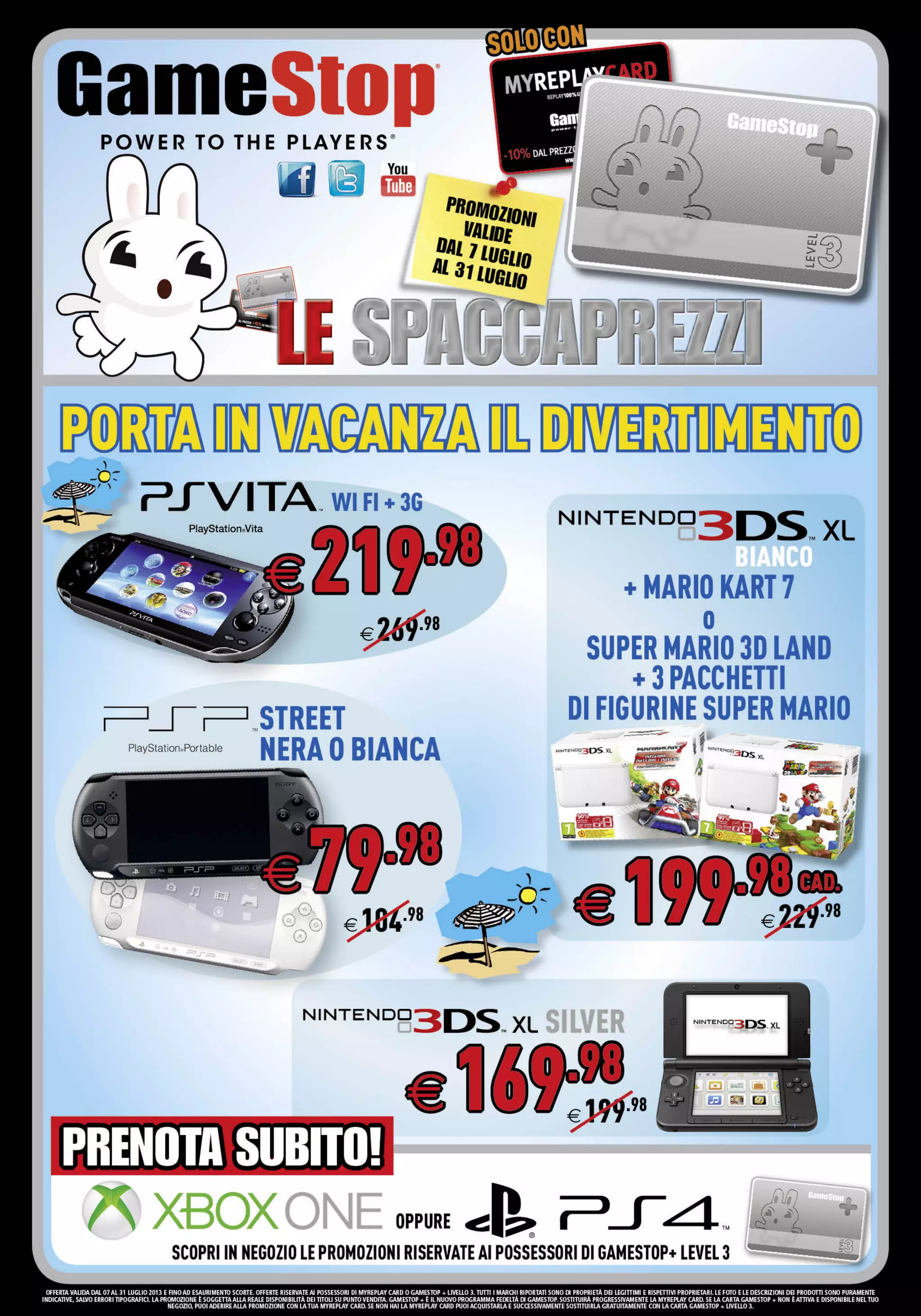Volantone Luglio 2013 - GameStop Italia! | PDF