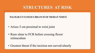 VOLAR APPROACH TO WRIST.pptx | First Aid | Injuries