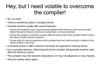 Volatile | ODP | Programming Languages | Computing