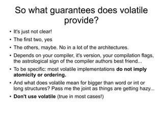 Volatile | ODP | Programming Languages | Computing