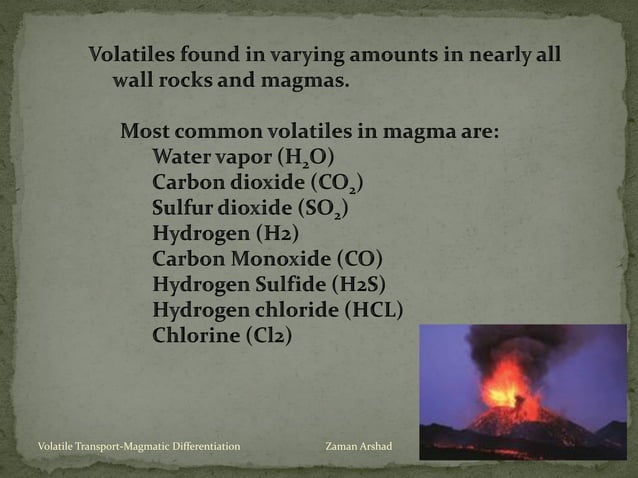 Volatile Transport - Magmatic Differentiation | PDF | Geology | Science