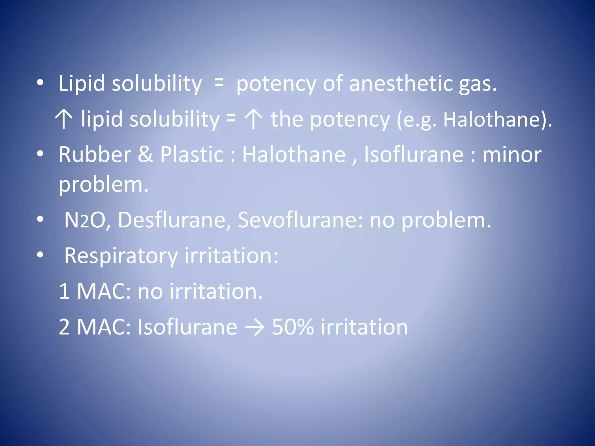 Volatile Anesthesia- Basic.pptx | Lung and Respiratory Health ...