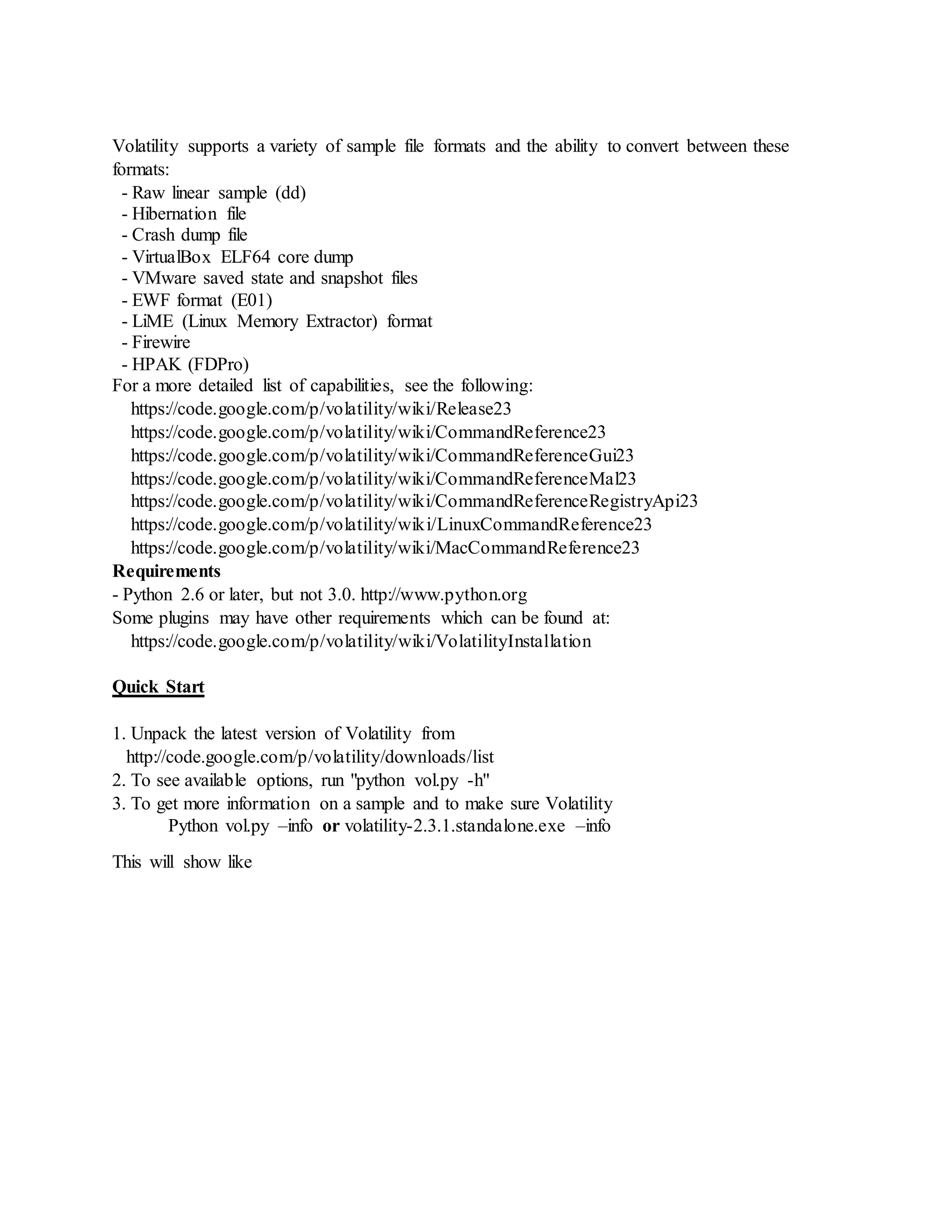 Volatile memory analysis | PDF