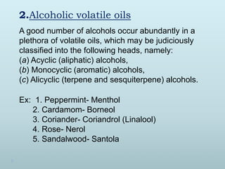 Volatile oil | PPTX
