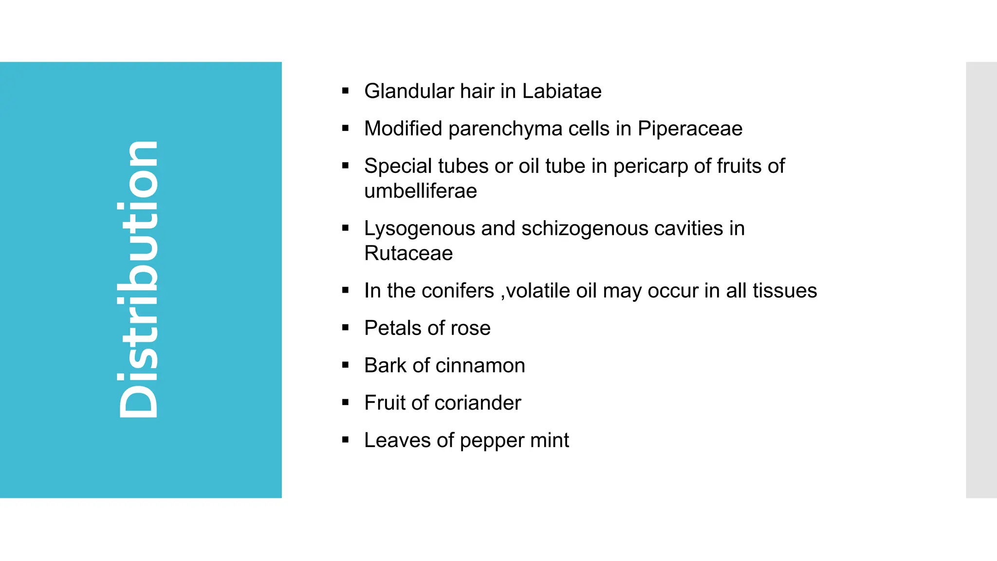 Chepter 4, part- 9 Volatile Oil .CLASSIFICATION OF VOLATILE OILpptx | PPTX