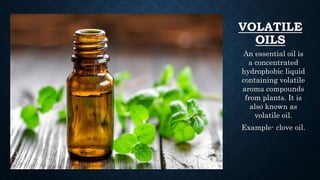 Volatile oils | PPT
