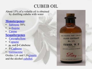Volatile oils 1st lecture | PPTX
