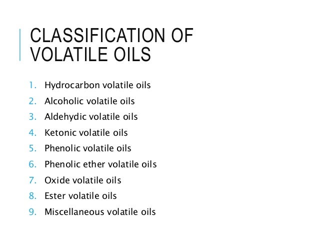 Volatile oils introduction by faseeha