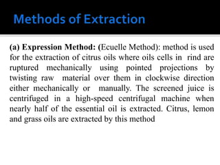 Volatile oils ppt | PPTX