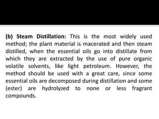 Volatile oils ppt | PPTX