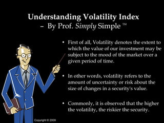 Volatility index | PPS