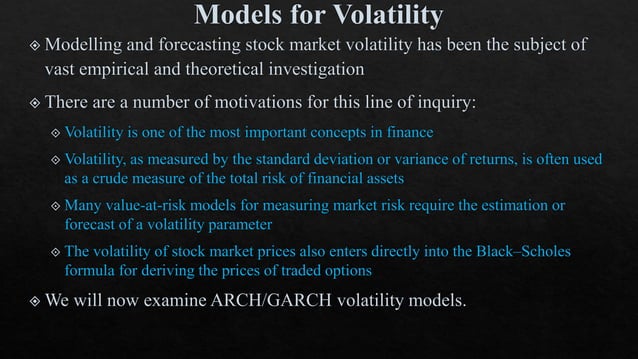 1. Volatility Modelling.pptx
