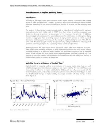 Options on the VIX and Mean Reversion in Implied Volatility Skews | PDF