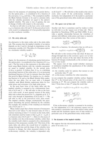 Volatility_Surface_Theory_Rules_of_Thumb.pdf | Stocks and Bonds | Personal Investing