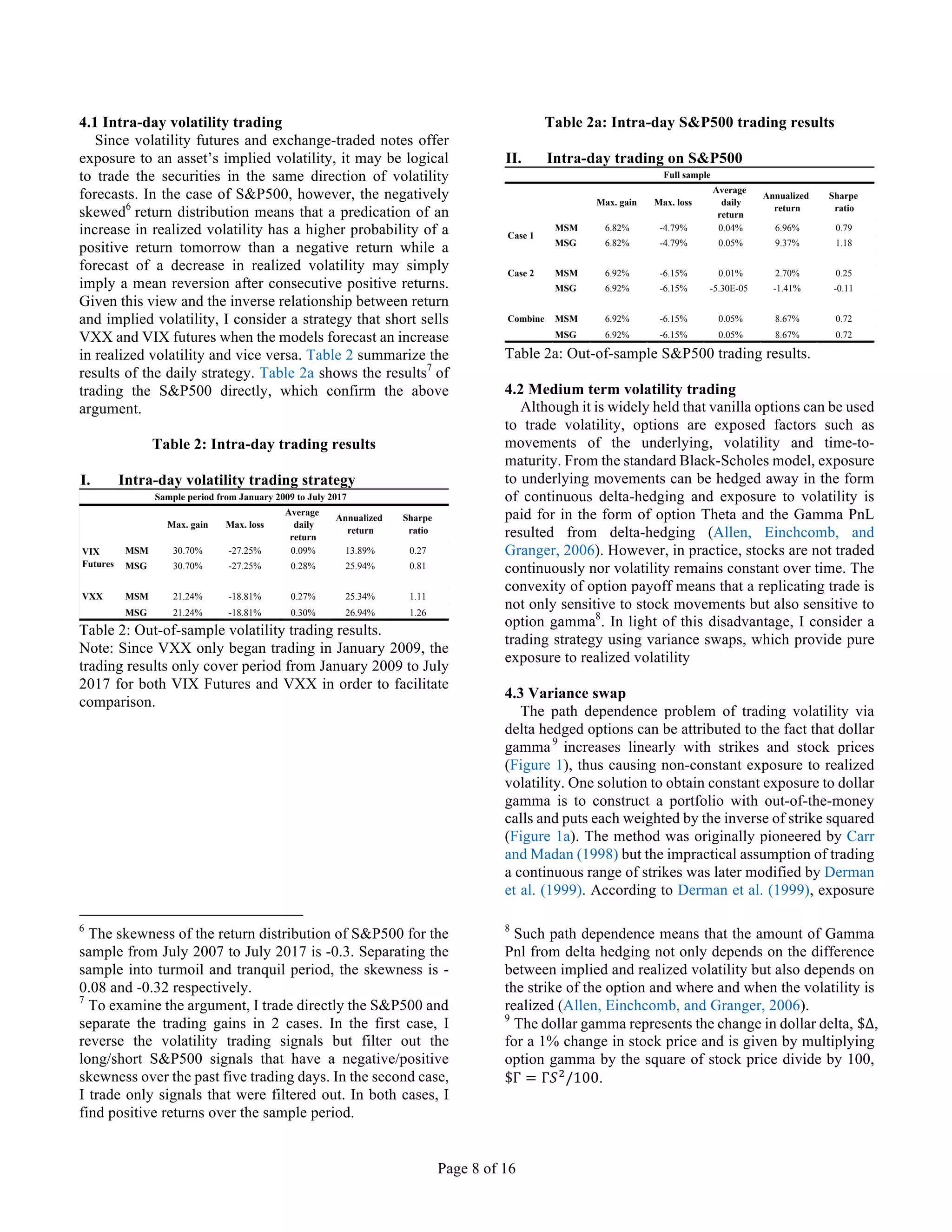 Volatility trading | PDF