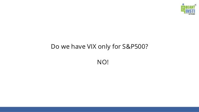 Volatility Trading: Trading The Fear Index VIX | PDF