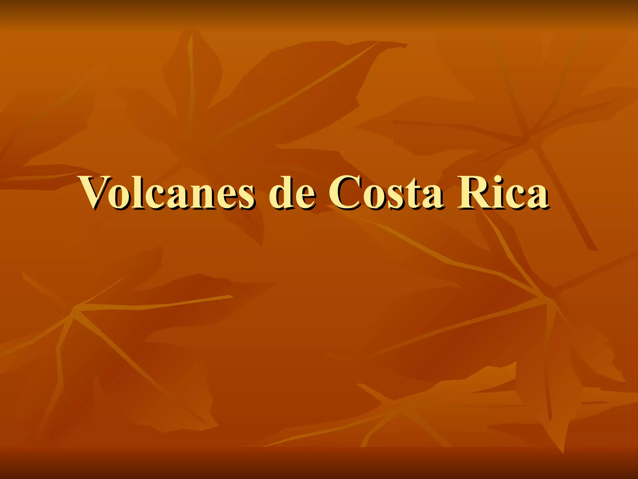 volcanes | PPT