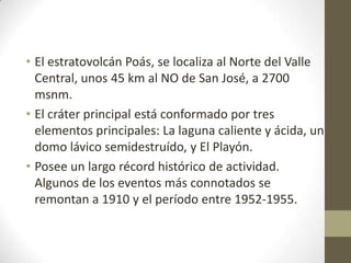 Volcanes de costa rica | PPTX