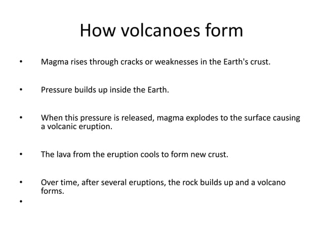 Volcanoes and volcanic Activity | PPTX | Geography | Science