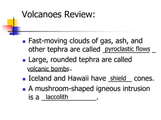 Volcano & its types also Volcanic belts of the World | PPT