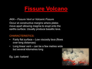 Types of Volcano Revision | PPT
