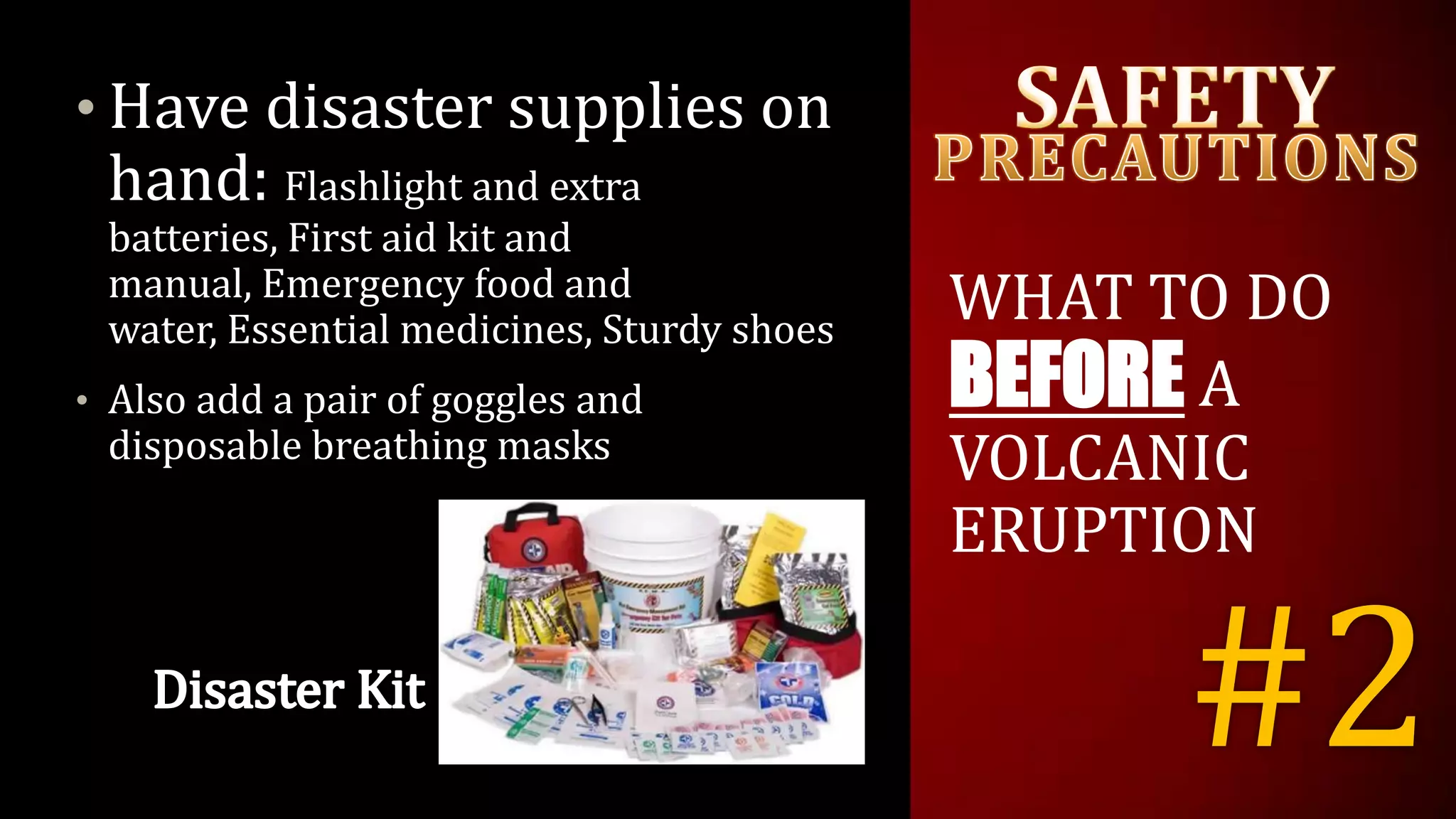Disaster Preparedness: Volcanic eruption | PPTX