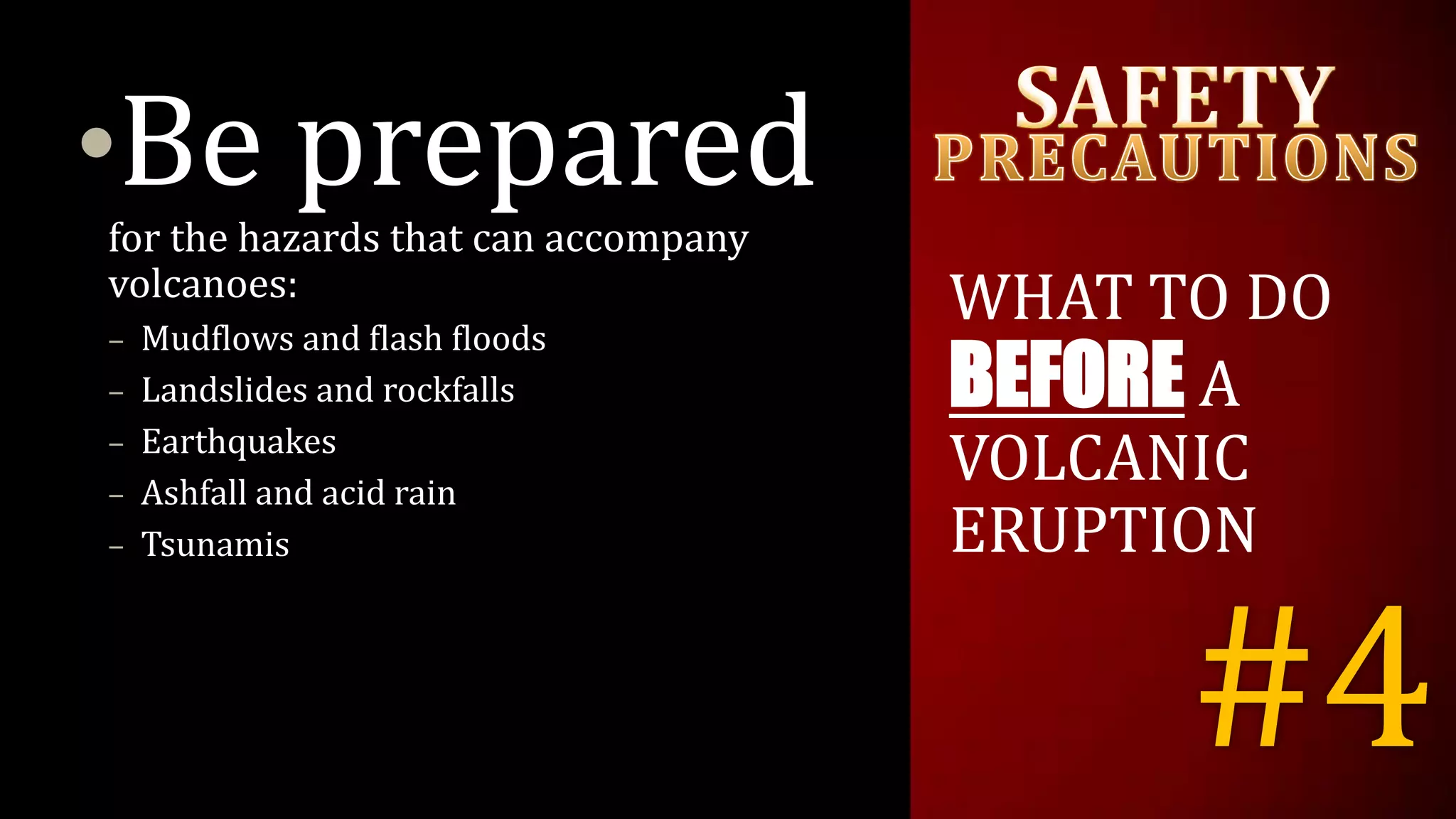 Disaster Preparedness: Volcanic eruption | PPTX