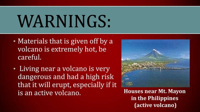 Disaster Preparedness: Volcanic eruption | PPTX