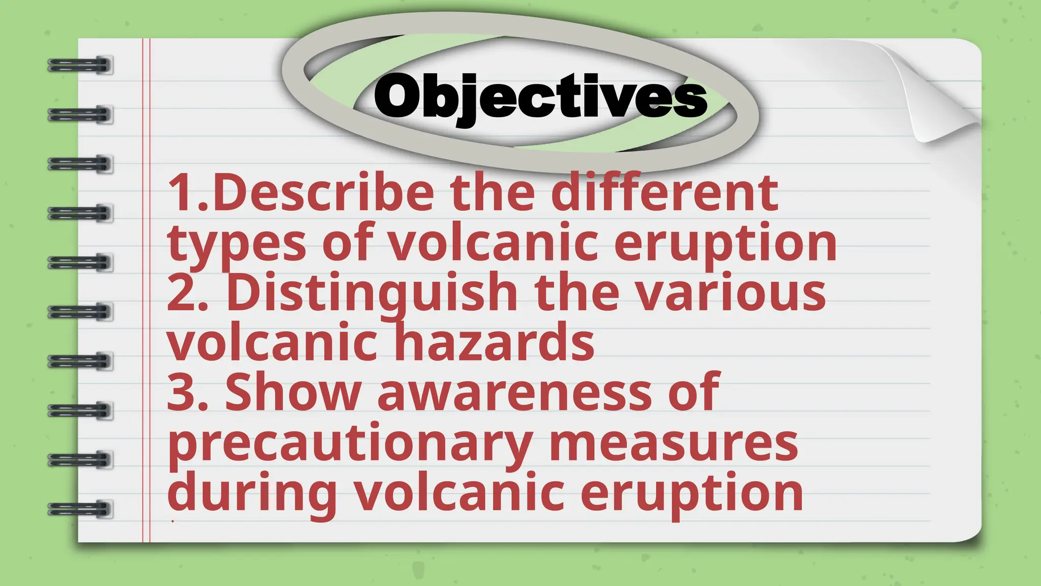 Volcanic Eruption.pptx for grade 9 students | PPTX