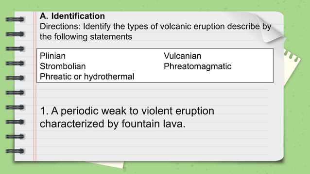Volcanic Eruption.pptx for grade 9 students | PPTX