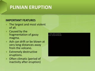 VOLCANIC ERUPTIONS | PPTX