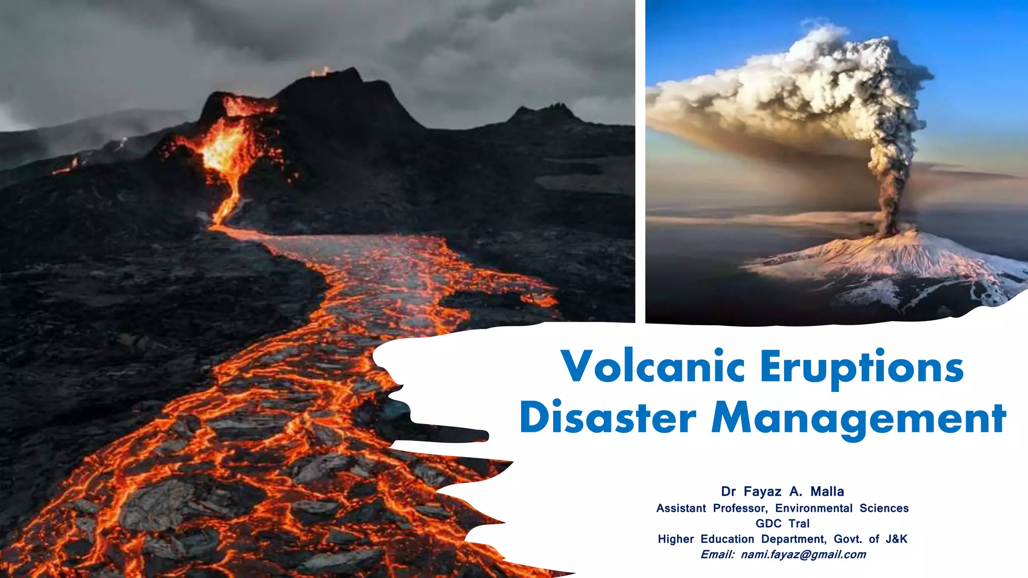 Volcanic eruptions | PPTX