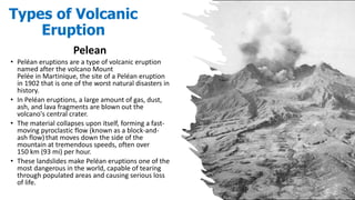 Volcanic eruptions | PPTX