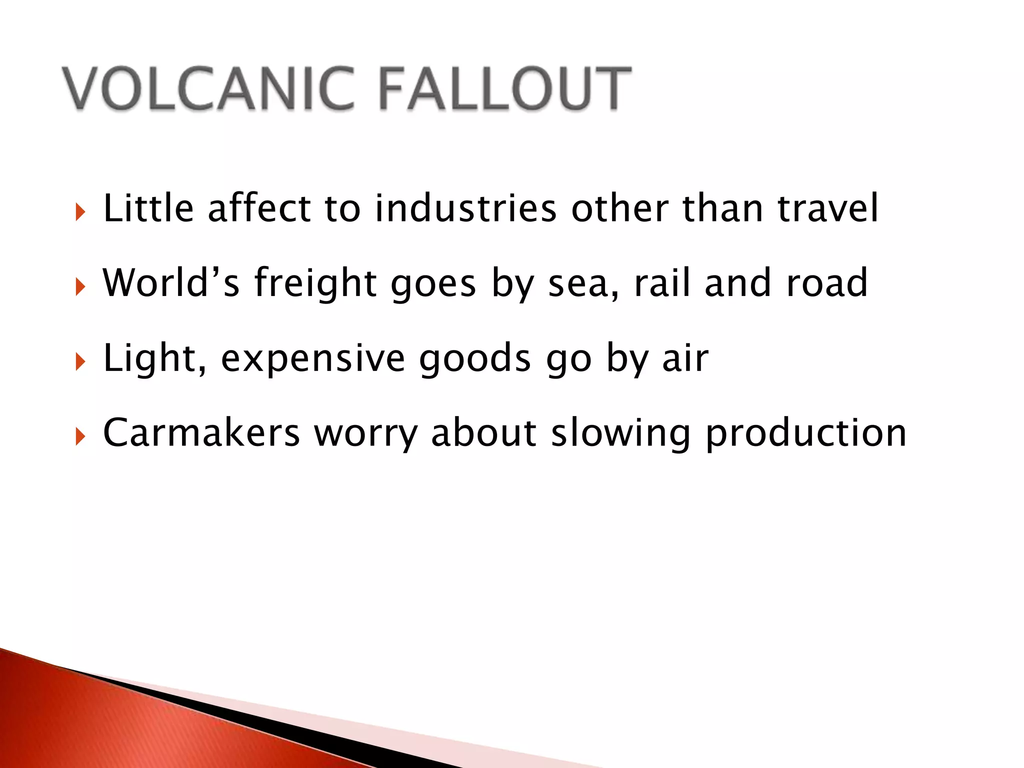 Volcanic fallout | PPTX